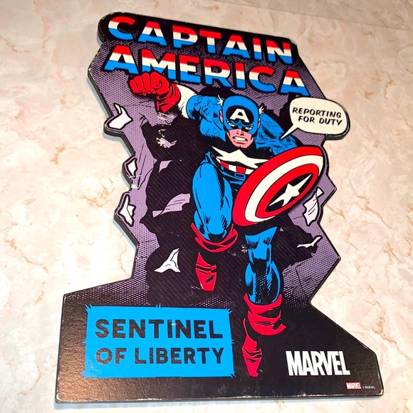 Marvel | Wall Decor | Marvel Captain America Wall Decor | Poshmark